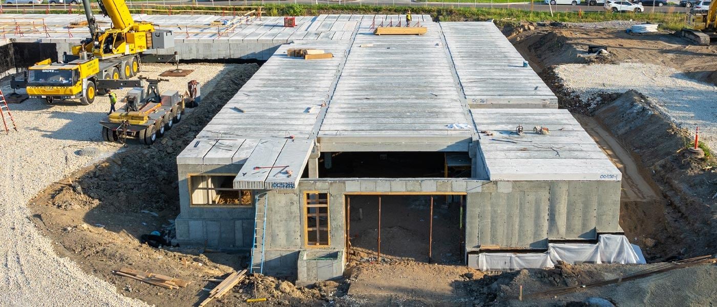 Hollowcore Podiums Accelerate Construction and Maximize Design Flexibility